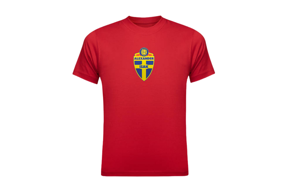 Kids Isak T Shirt – Red And White Top